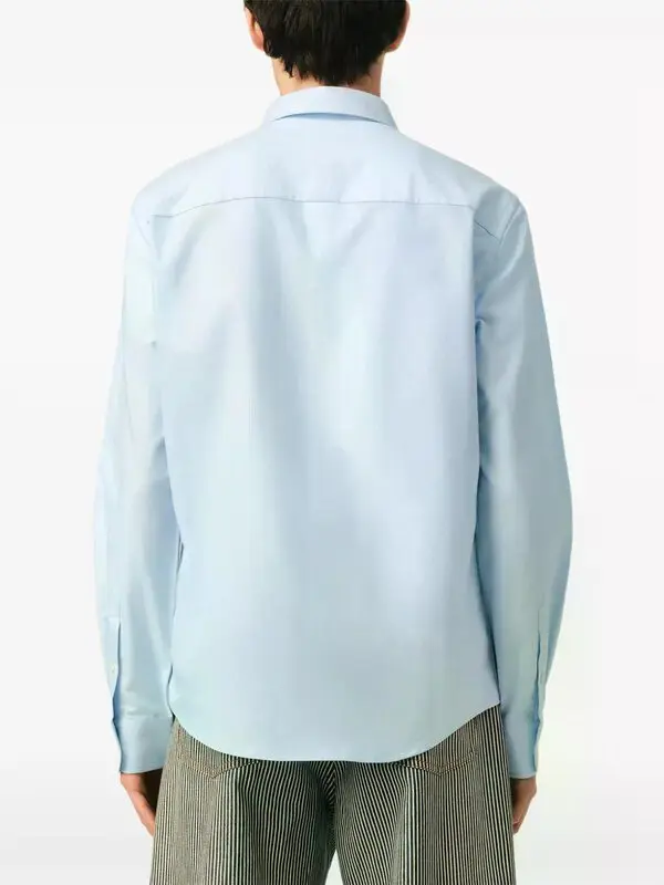 AMI Paris Embroidered Cotton Shirt