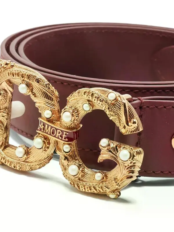 Dolce & Gabbana Dg Amore Buckle Belt