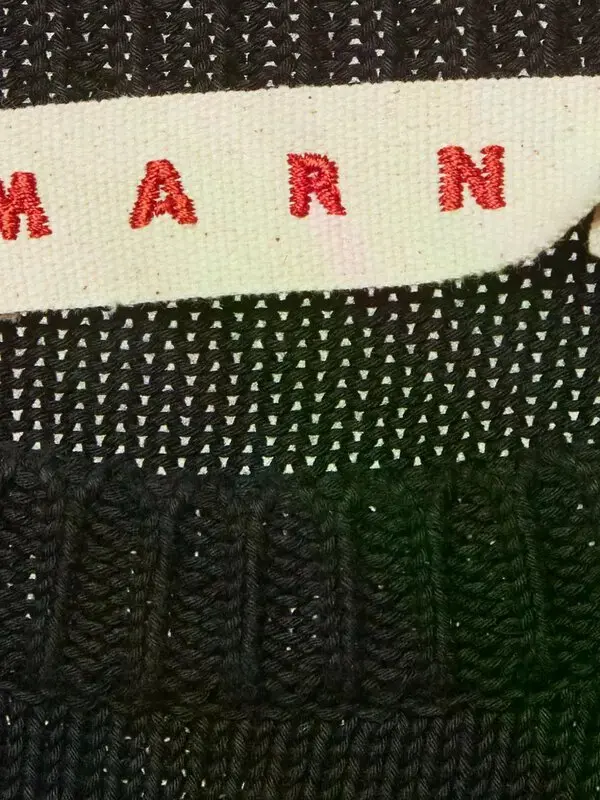 Marni Logo Intarsia Knit Sweater
