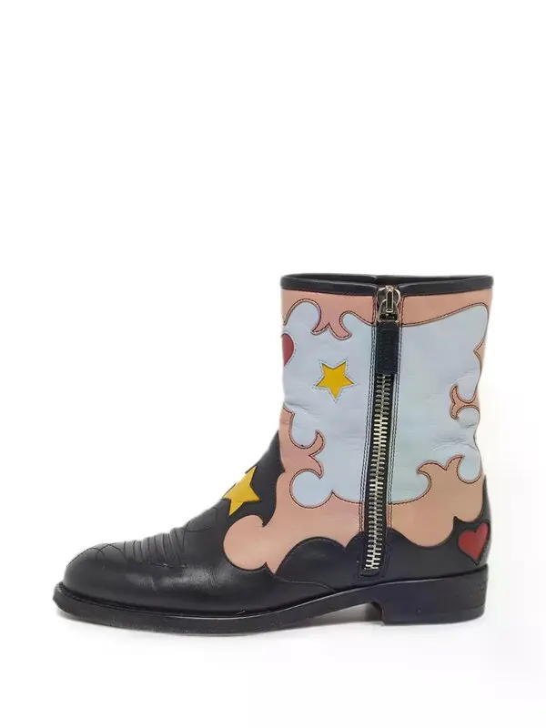 Gucci Patchwork Ankle Boots