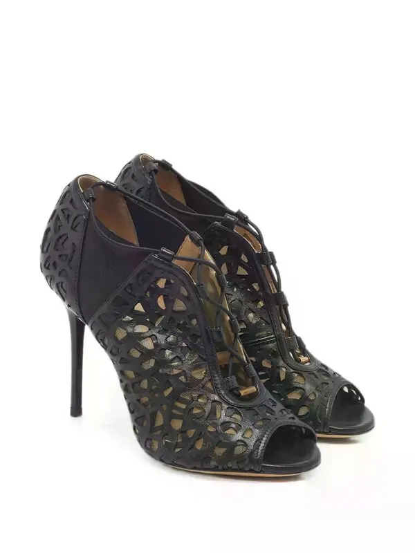 JIMMY CHOO Kalipso Laser-cutout Ankle Boots