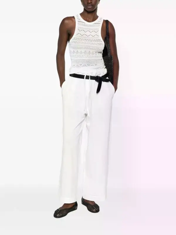 Nanushka Raisie Lace Racerback Tank Top