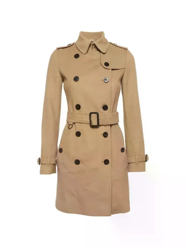 Burberry Double-breasted Trench Coat - Brown