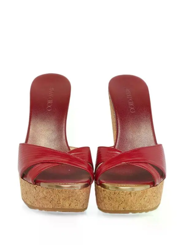 JIMMY CHOO Prima Wedge Sandals