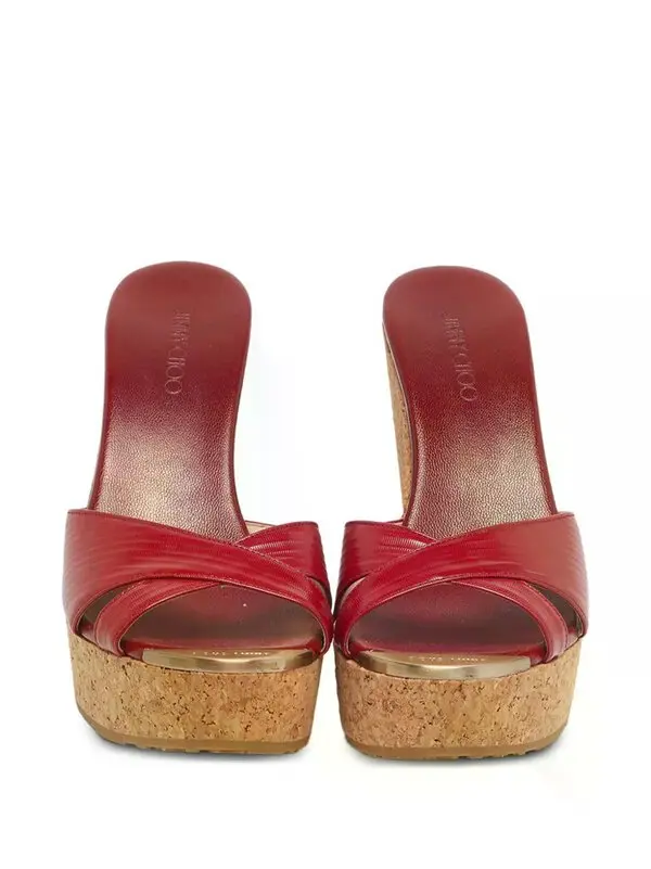 JIMMY CHOO Prima Wedge Sandals