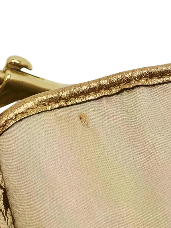 COACH Signature Canvas Foldover Shoulder Bag