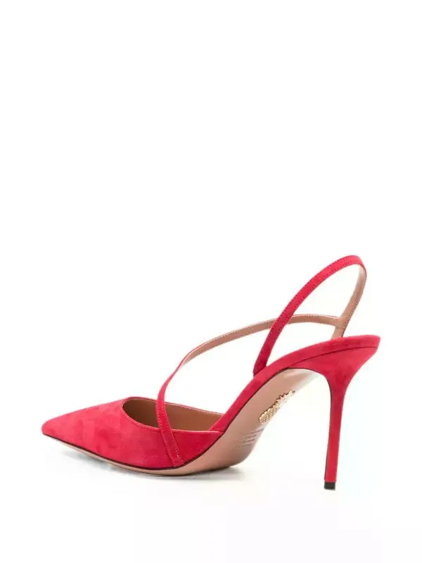 AQUAZZURA Dynasty Slingback Heeled Pumps