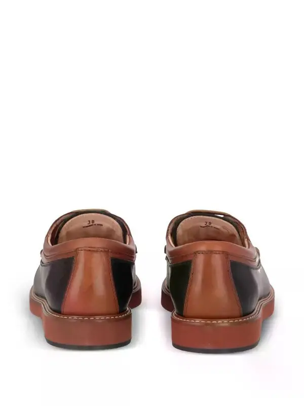 TOD'S Panelled Leather Derby Shoes