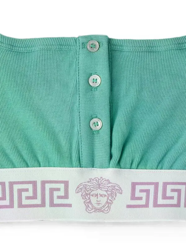 Versace Ribbed Cotton Bralette