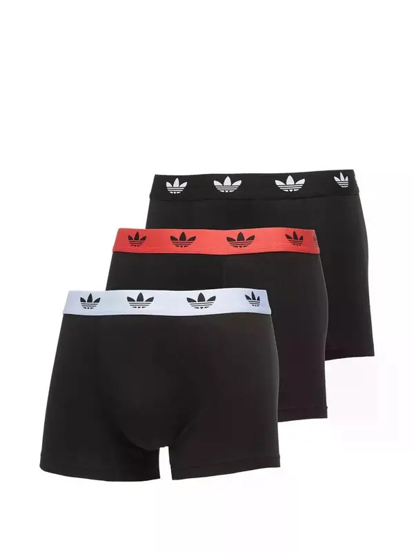 Adidas Confort Flex Logo-waistband Trunks - Black