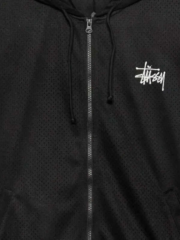 StÜssy Logo Embroidered Hoodie