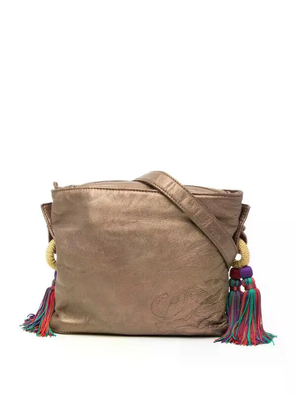 Loewe Flamenco Tassel Crossbody Bag - Brown