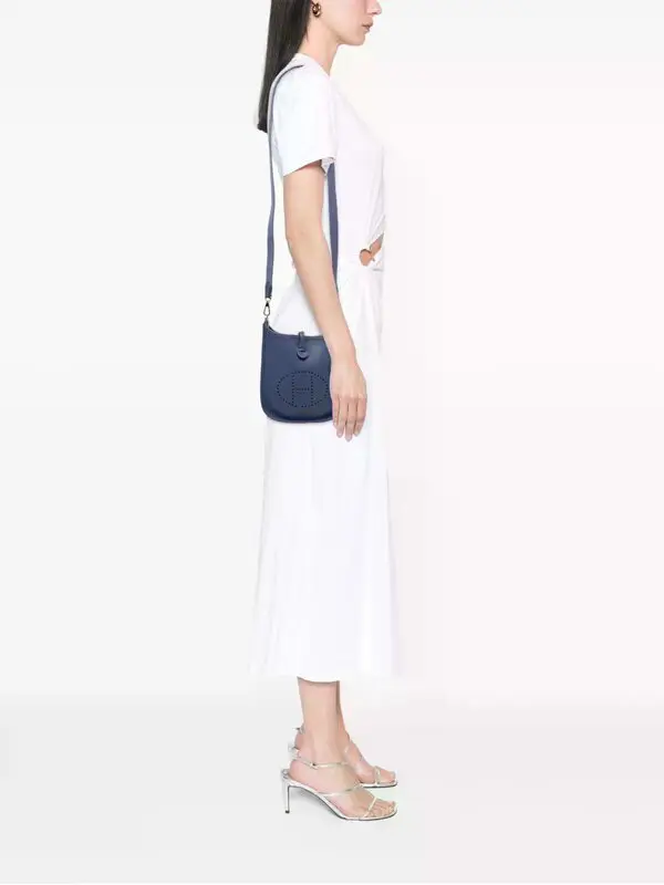 Hermès 2019 Clemence Evelyne 16 Amazone Crossbody Bag - Blue