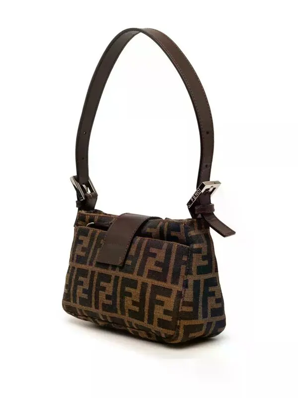 Fendi Zucca Canvas Shoulder Bag