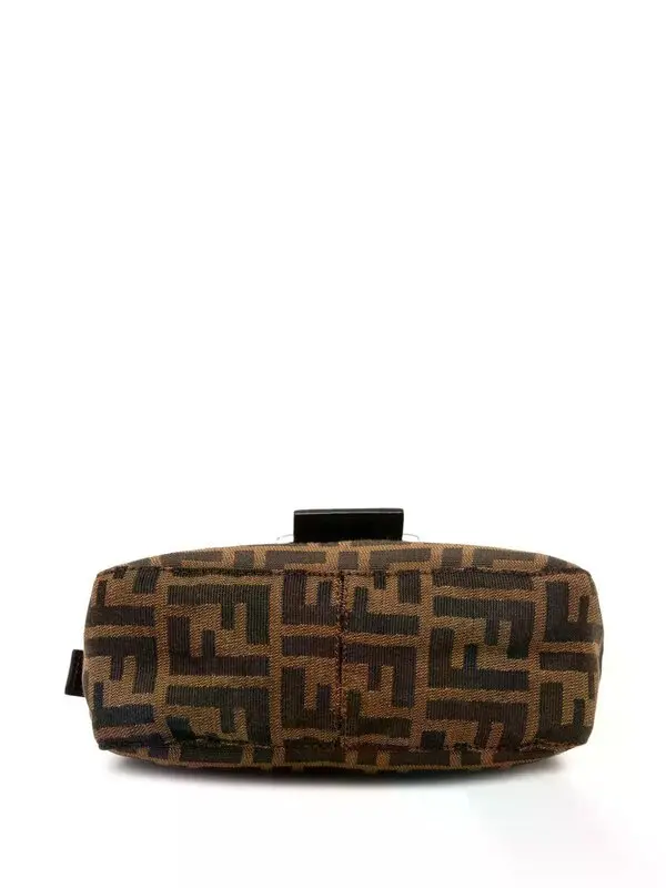Fendi Zucca Canvas Shoulder Bag