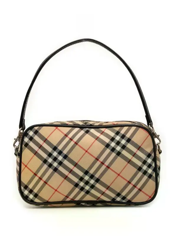 Burberry Nova Check Canvas Handbag - Neutrals