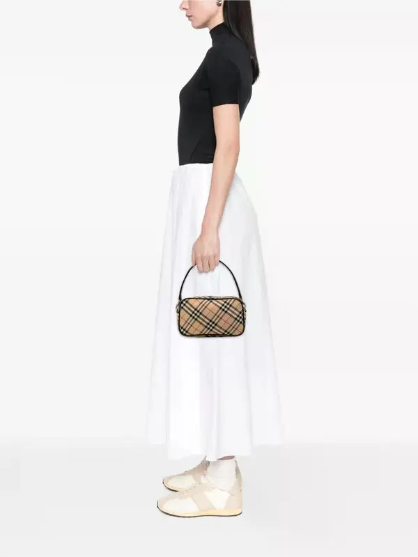Burberry Nova Check Canvas Handbag