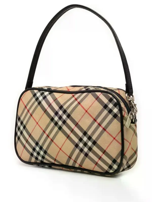 Burberry Nova Check Canvas Handbag