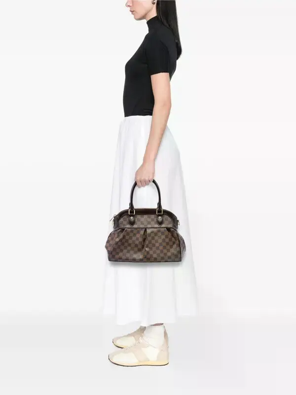 LOUIS VUITTON Damier Ebene Trevi Pm Satchel