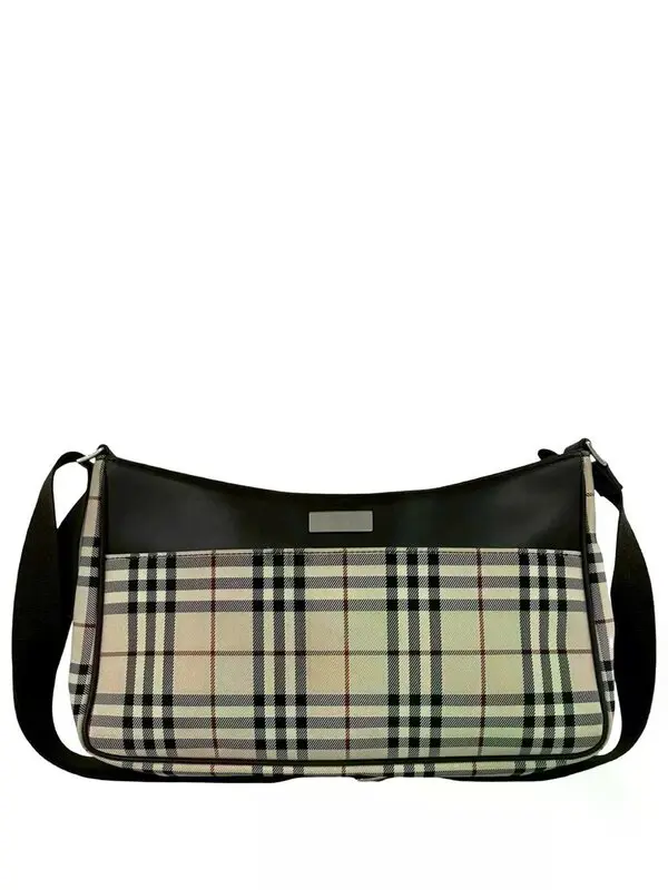 Burberry House Check Canvas Shoulder Bag