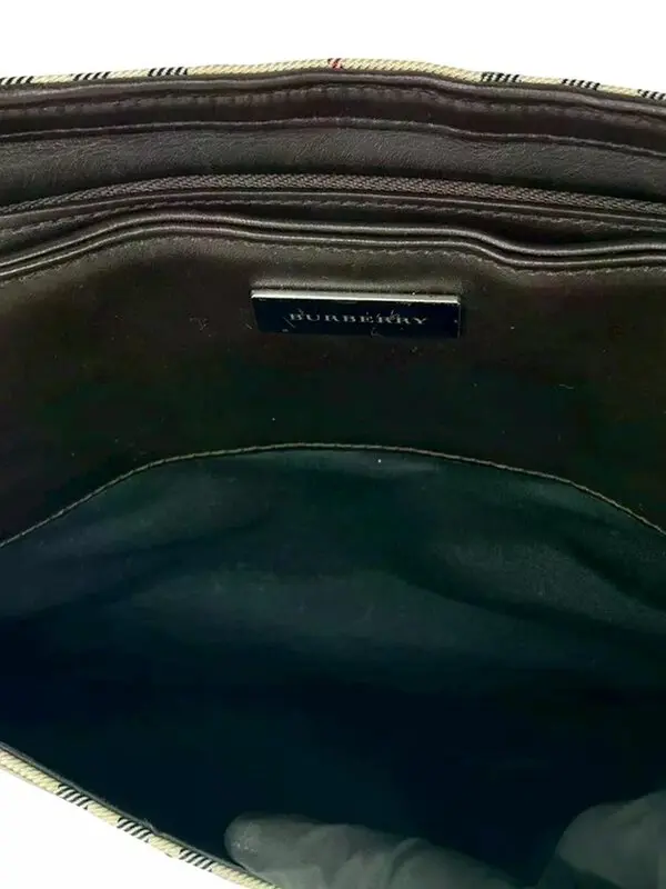Burberry House Check Canvas Shoulder Bag