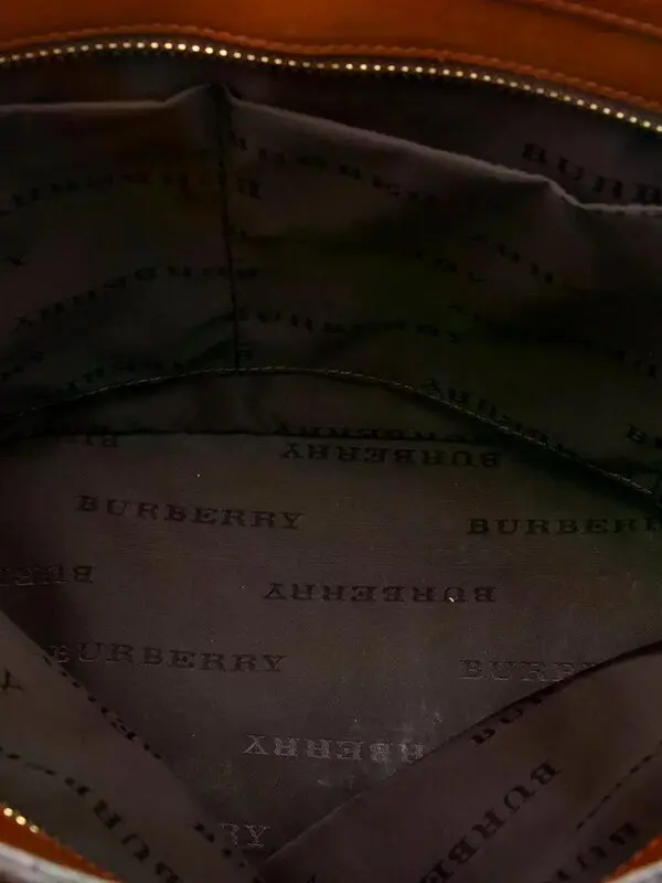 Burberry Haymarket Check Canvas Tote Bag