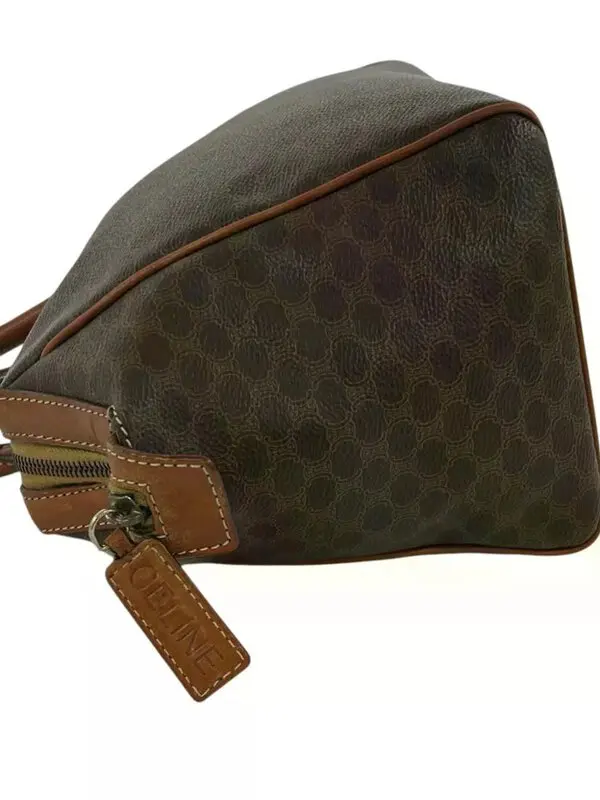 Celine Macadam Coated Canvas Satchel