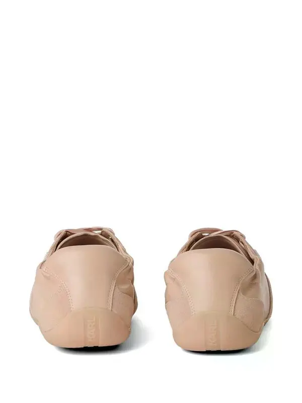 Karl Lagerfeld Altia Pearl-embellished Sneakers - Neutrals