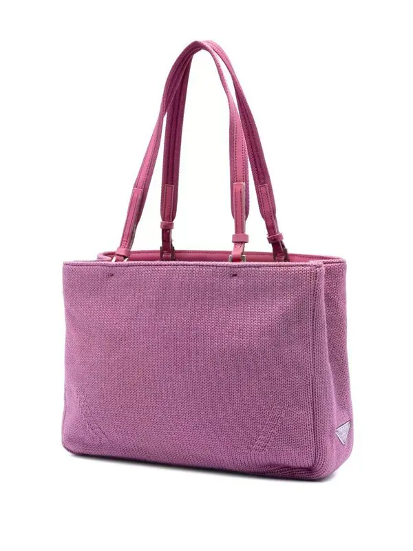 Prada Knitted Wool Tote Bag