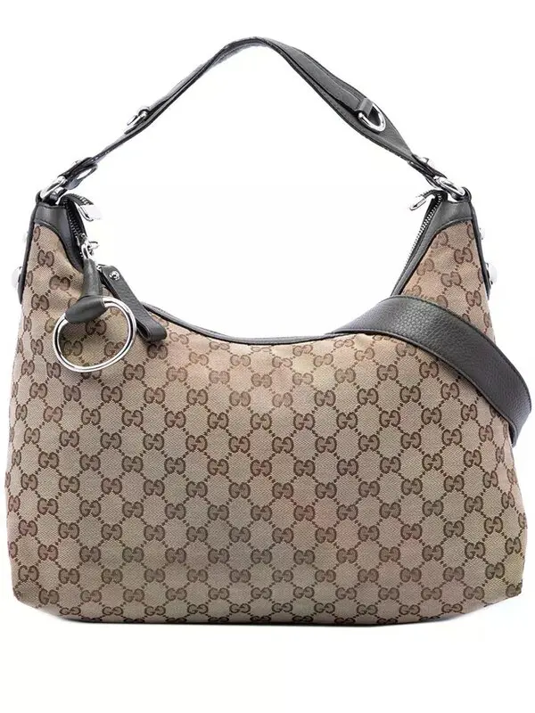 Gucci Gg Canvas Icon Bit Satchel
