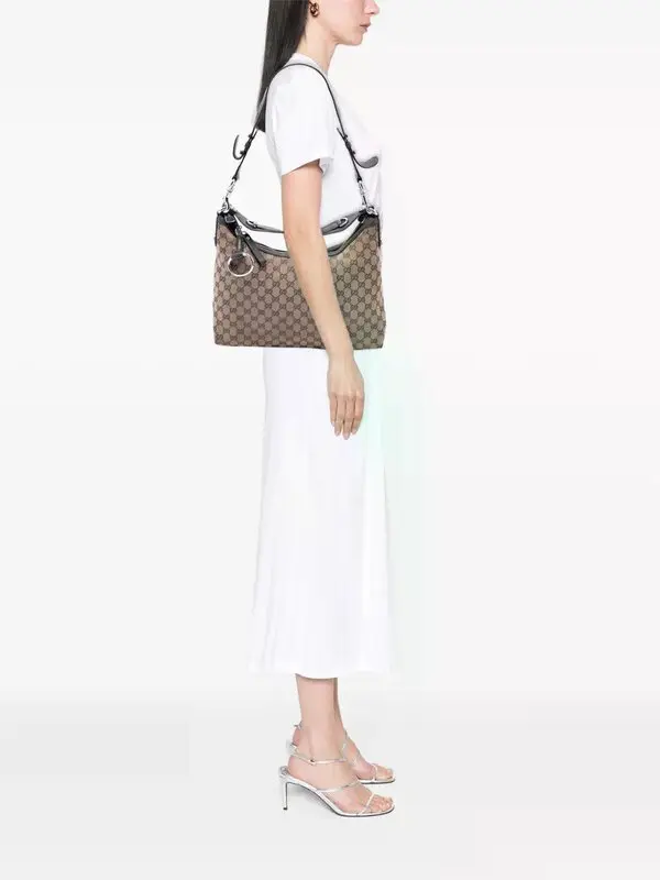Gucci Gg Canvas Icon Bit Satchel