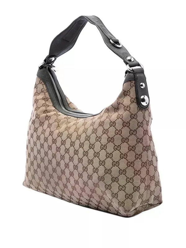 Gucci Gg Canvas Icon Bit Satchel