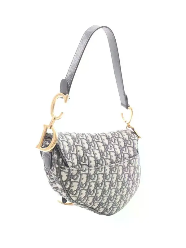 Dior Oblique Canvas Saddle Bag