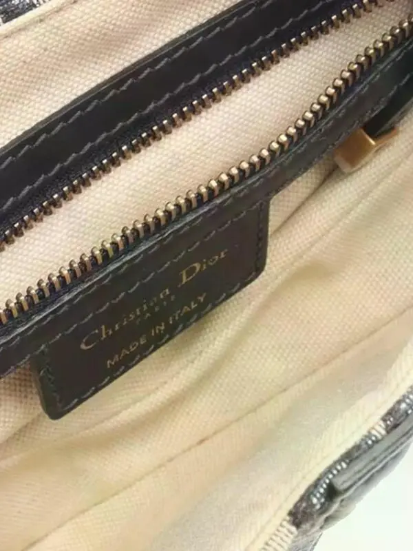 Dior Oblique Canvas Saddle Bag