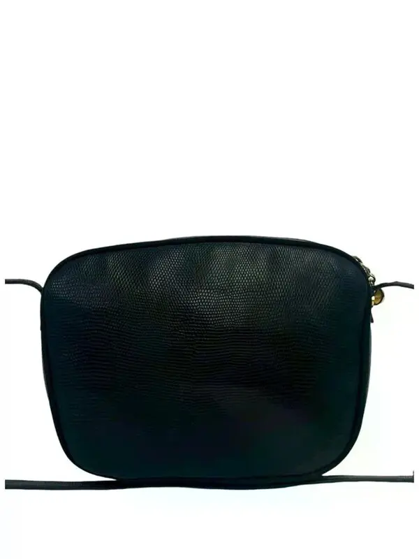 FERRAGAMO Lizard Embossed Leather Vara Crossbody Bag