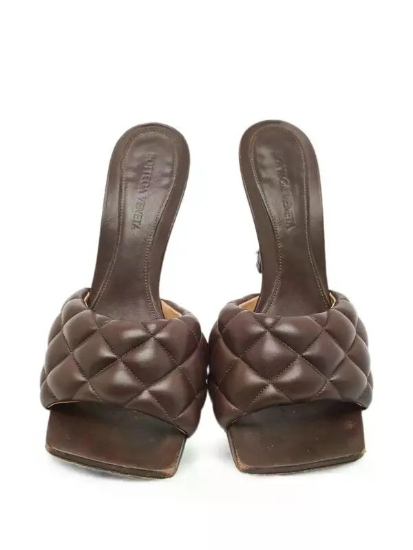 Bottega Veneta Lido Quilted Leather Sandals