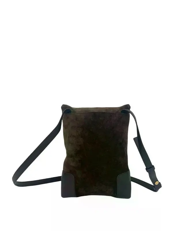 Loewe Suede Anagram Crossbody Bag