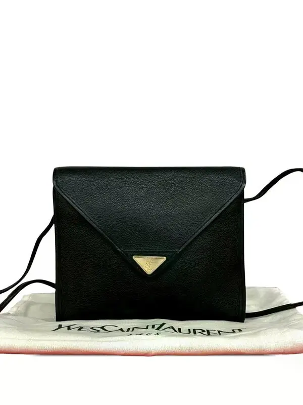 Saint Laurent 20th Century Leather Crossbody Bag - Black