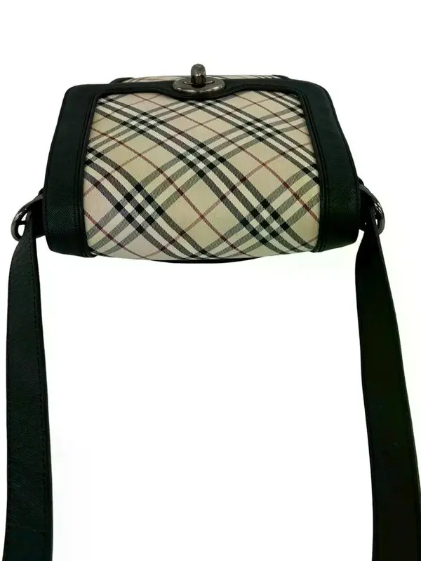 Burberry Nova Check Canvas Crossbody Bag