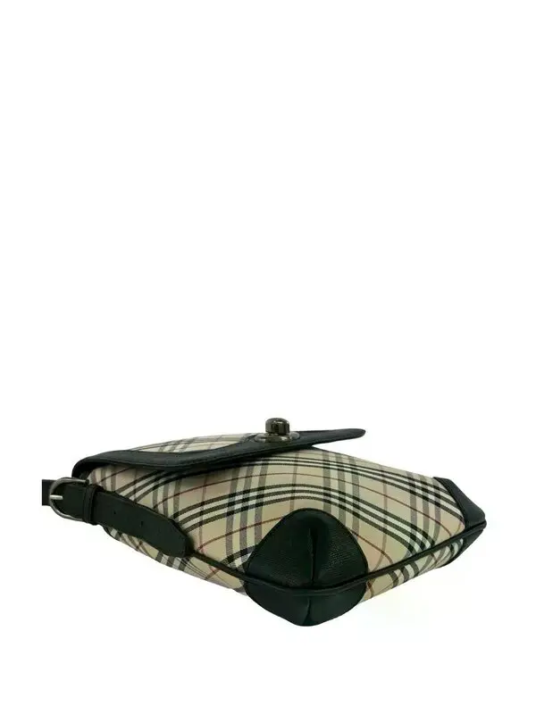 Burberry Nova Check Canvas Crossbody Bag