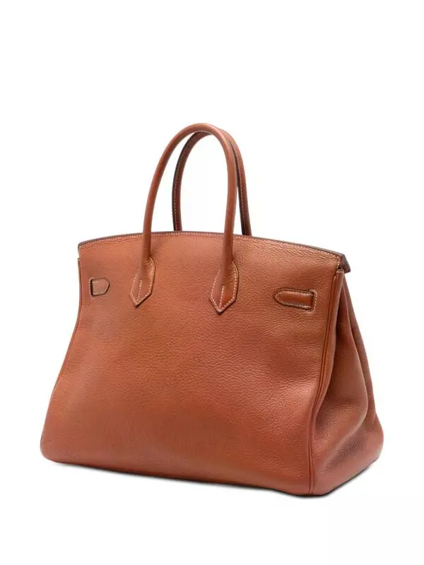 Hermès 35 Birkin Retourne Handbag - Brown