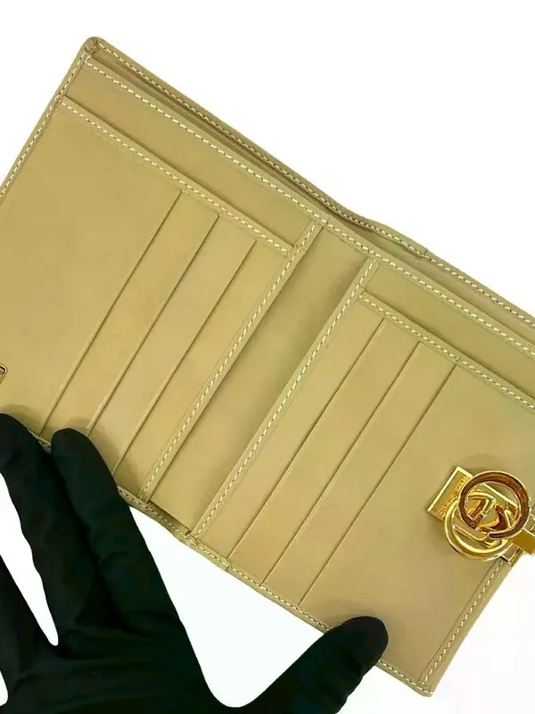 Gucci 20th Century Calfskin Interlocking G Bifold Wallet Small Wallets