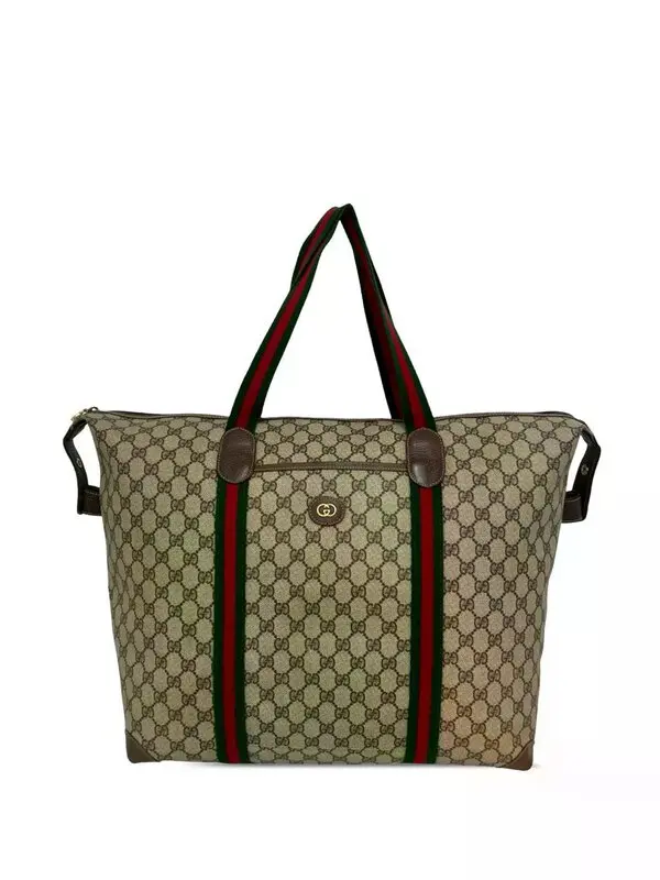 Gucci Gg Supreme Web Tote Bag