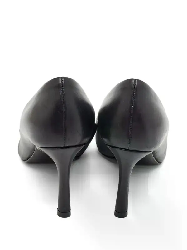 LOUIS VUITTON Leather Pointed Toe Stiletto Heel Pumps