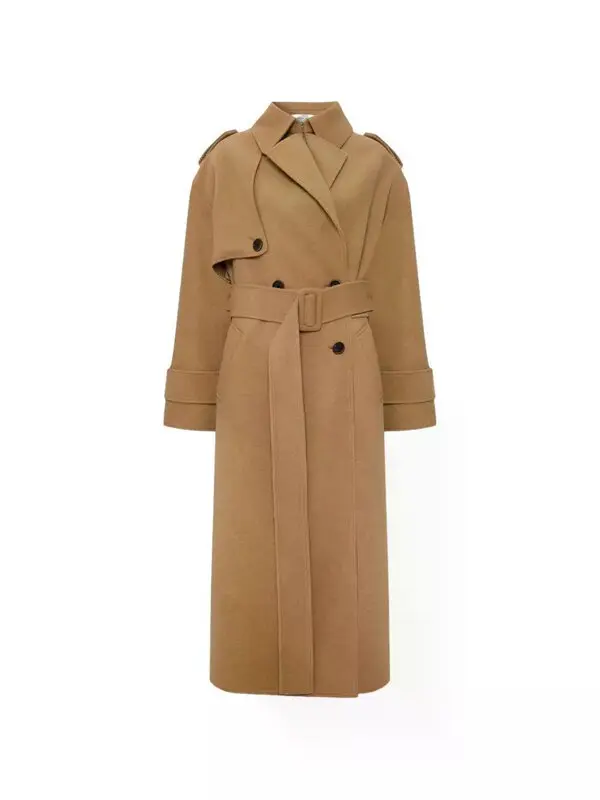 OCCLEUS Charlotte Belted Coat - Neutrals