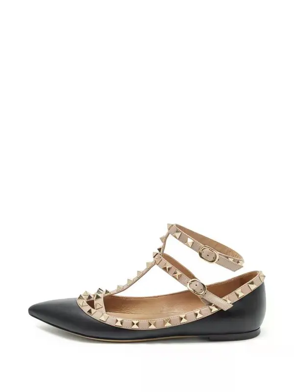 Valentino Garavani Studded Ballet Flats - Black