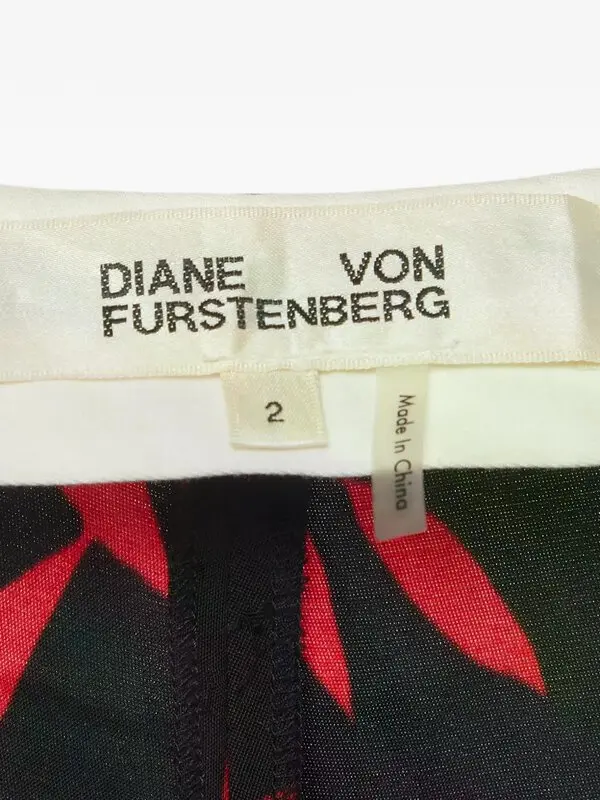 Diane Von Furstenberg Leaf-print Wide-leg Trousers