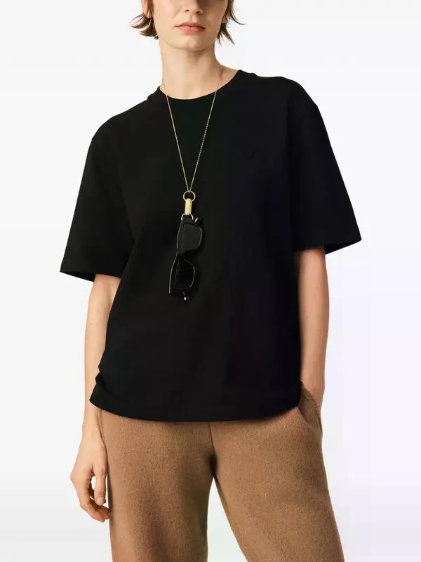 AMI Paris Cotton T-shirt With Embossed De Coeur