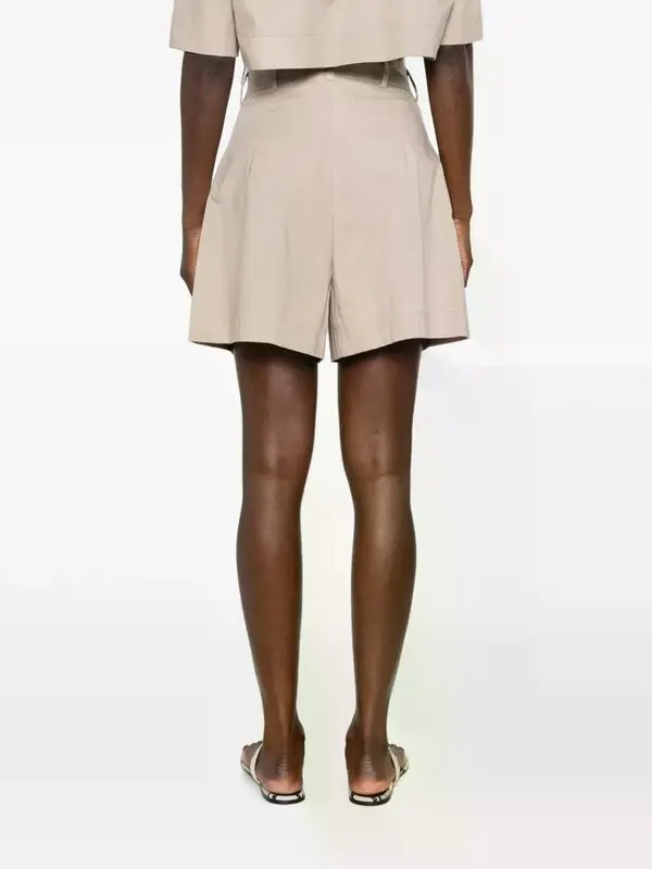 MOUTAKI Tailored Pleat Detail Shorts
