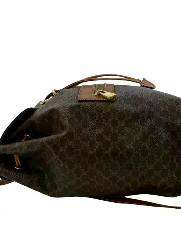 Celine Macadam Coated Canvas Backpack